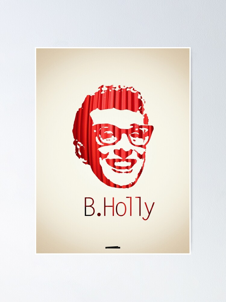 "Icons - Buddy Holly" Poster by ponton | Redbubble