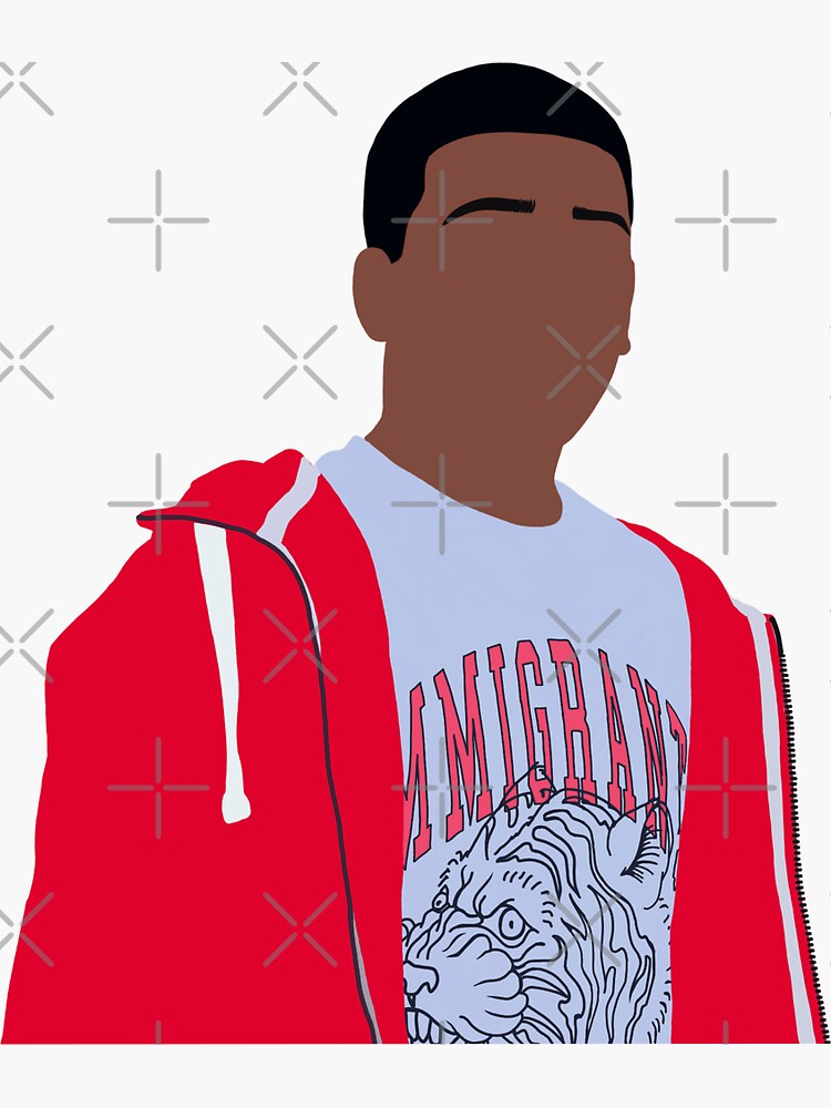 "JAMAL - on my block " Sticker for Sale by xandracereza | Redbubble