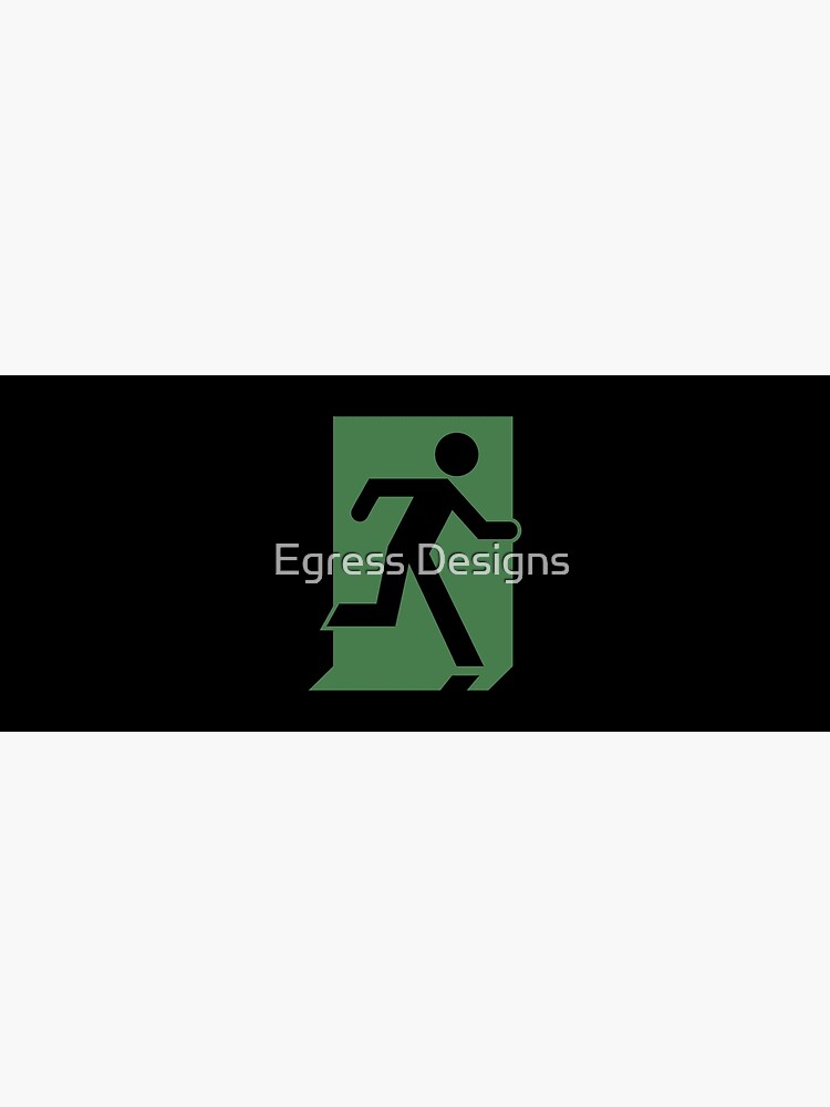 Lámina fotográfica «Running Man Exit Sign, Right Hand» de ...