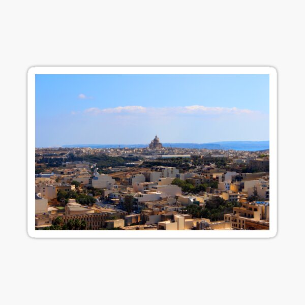 "Xewkija, Gozo, Malta" Sticker for Sale by Sif-Thor | Redbubble