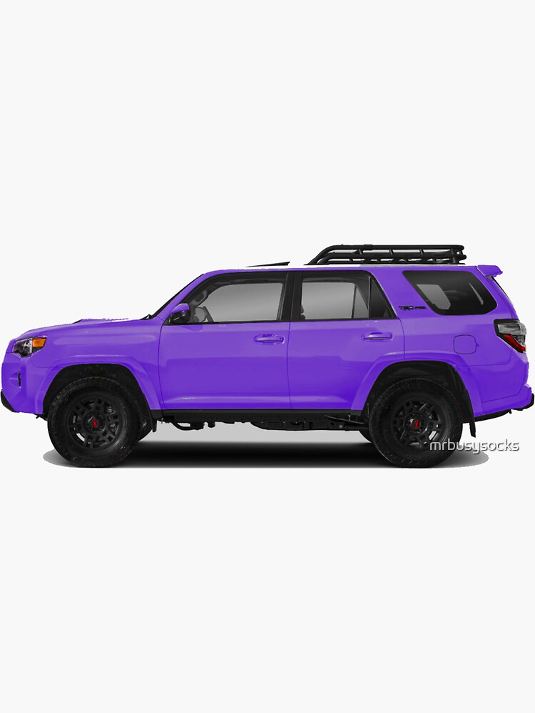 "Purple Side Profile 4runner" Sticker for Sale by mrbusysocks | Redbubble