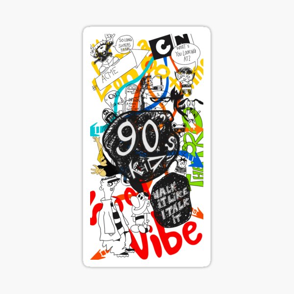 "Cartoon Network" Sticker for Sale by Blackbird360 | Redbubble