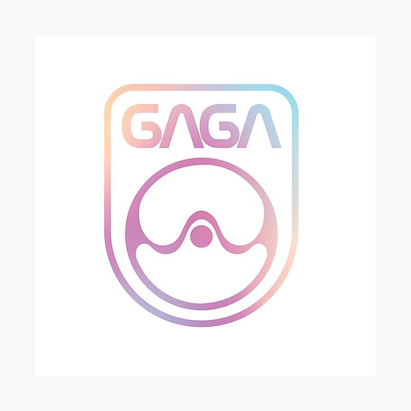 "Lady Gaga Chromatica Logo Mission Patch (Gradient)" Photographic Print ...