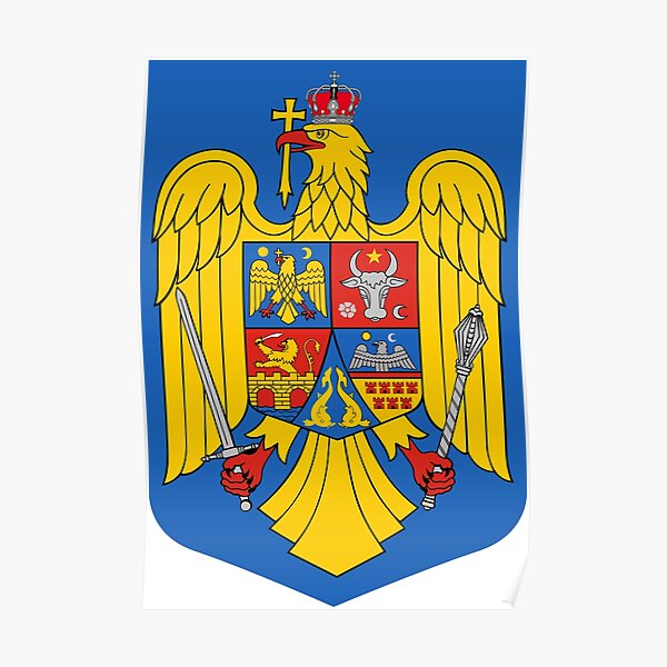 Romania Emblem Posters | Redbubble