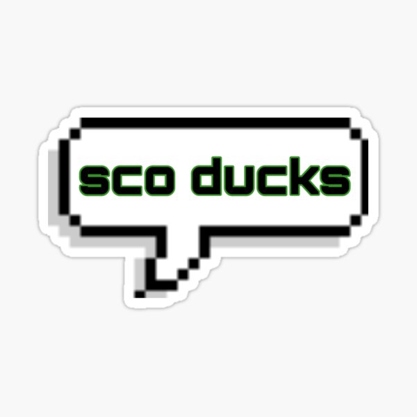 Sco Ducks Stickers | Redbubble