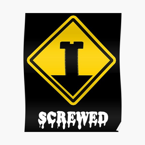 Screwed Up Click Posters | Redbubble