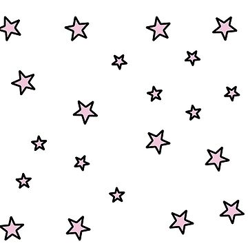 "Light Pink Star Sticker Little Pack" Sticker for Sale by Hope ...