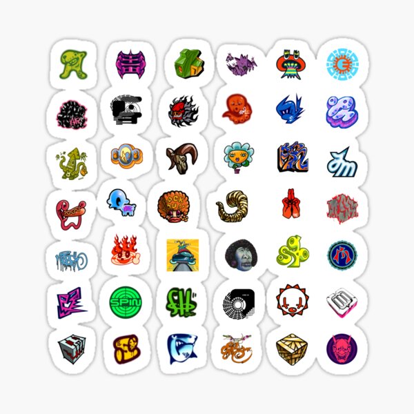 "Jet Set Radio Future Graffiti Sticker Sheet #1 (Over 40+ High Quality ...