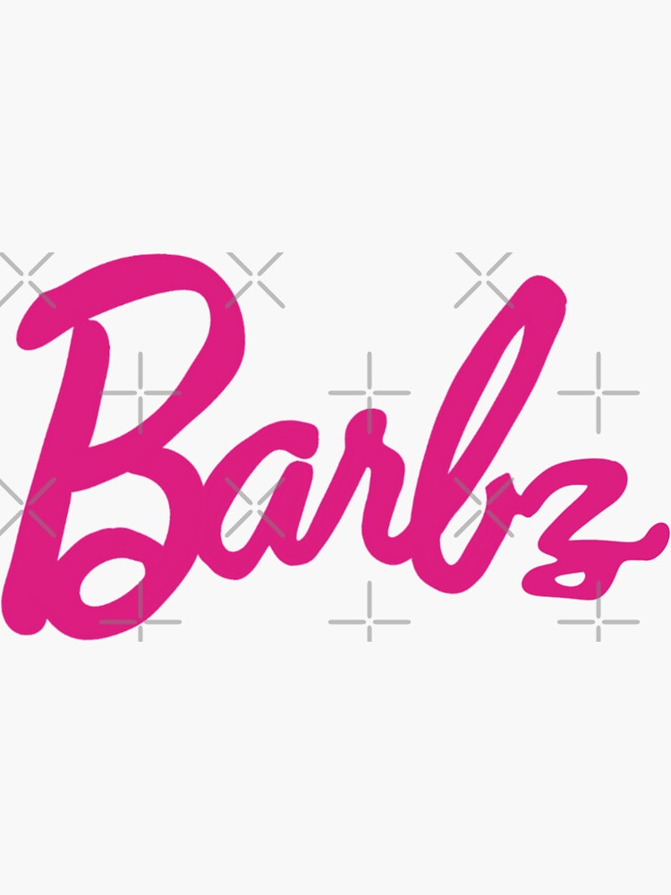 "Barbz logo- Nicki Minaj" Sticker for Sale by tbows | Redbubble