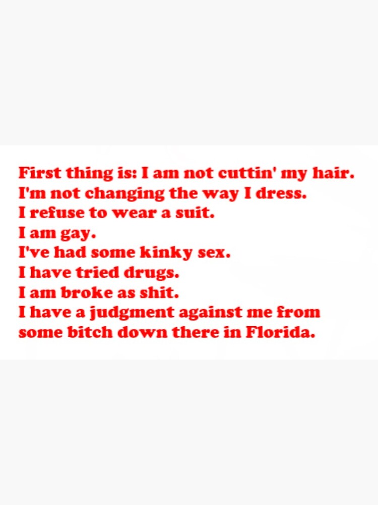 "joe exotic quotes" Sticker for Sale by taylorhayes | Redbubble