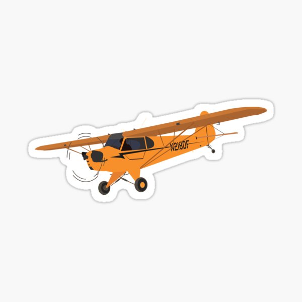 Piper Cub Stickers | Redbubble