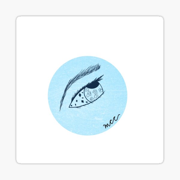 "Crazy Eye" Sticker for Sale by moosccdesigns | Redbubble