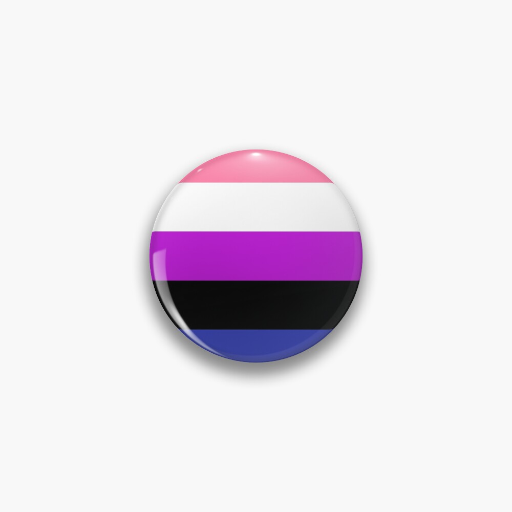 Genderfluid Pride Flag Pin For Sale By Calchamomile Redbubble