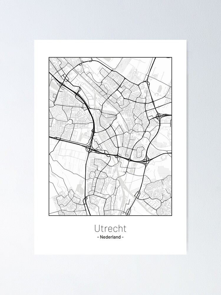 "Map of Utrecht" Poster for Sale by Dr-julius | Redbubble
