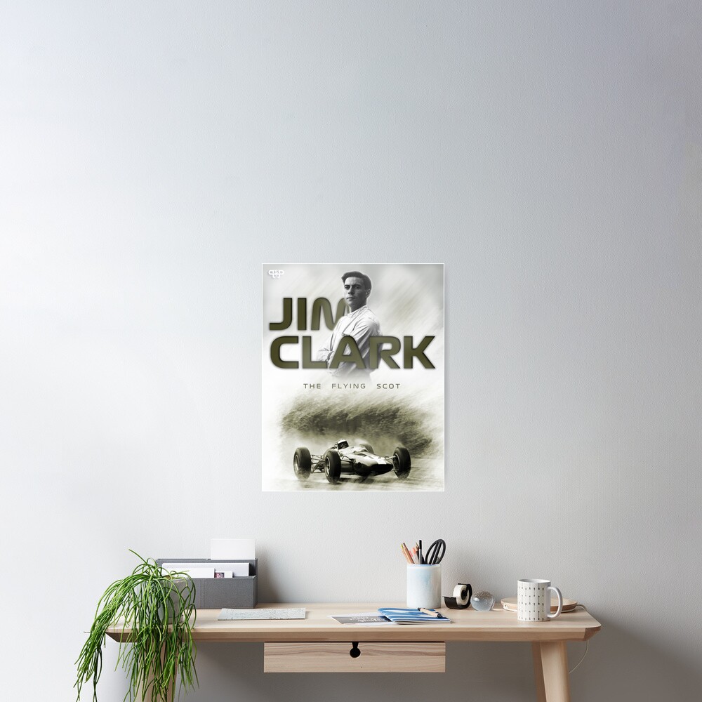"F1 LEGENDS: JIM CLARK" Poster for Sale by koldun | Redbubble