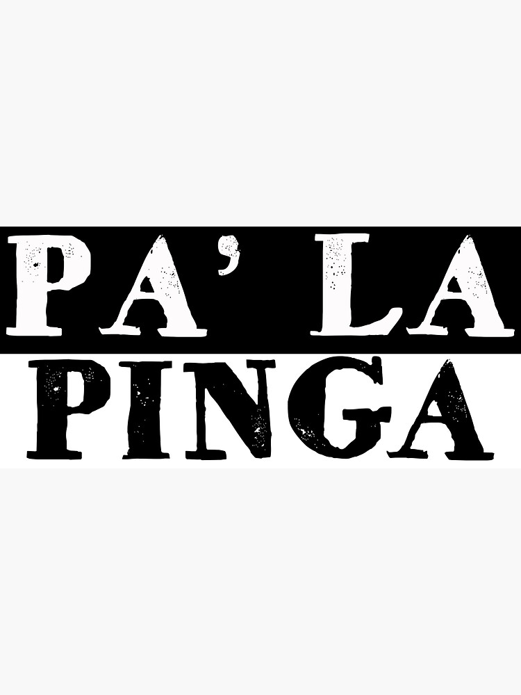"Pa La Pinga Cuban" Sticker for Sale by livaniaapparel | Redbubble