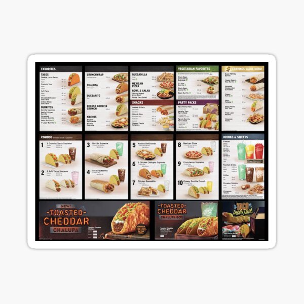 "menu" Sticker for Sale by kpark20 | Redbubble