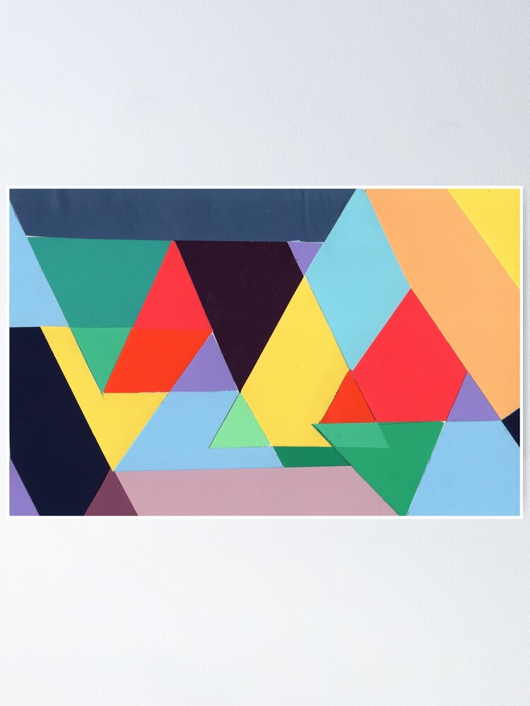 "Overlapping Colors" Poster by MousMuse | Redbubble