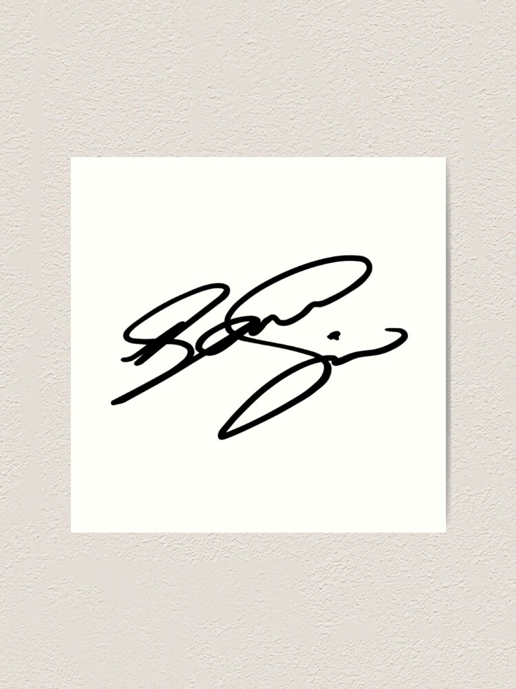 "sam smith signature " Art Print by pnkrose | Redbubble