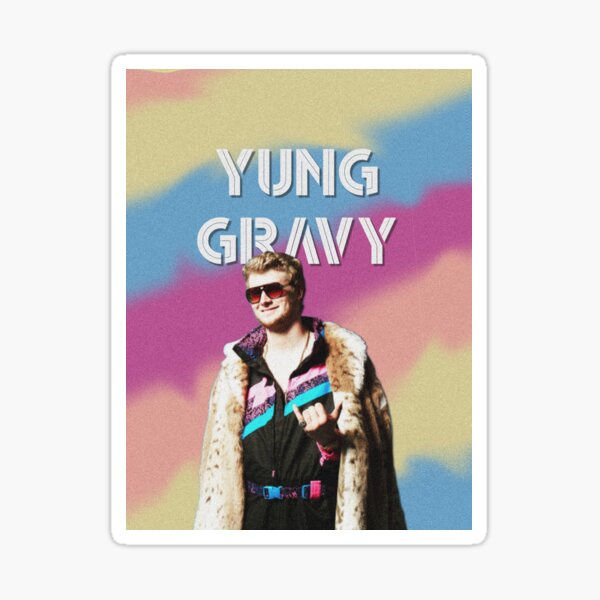 "Beach Yung Gravy" Sticker for Sale by GravyEnthusiast | Redbubble