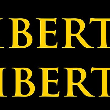 "Liberty Biberty" Essential T-Shirt for Sale by muskitt | Redbubble