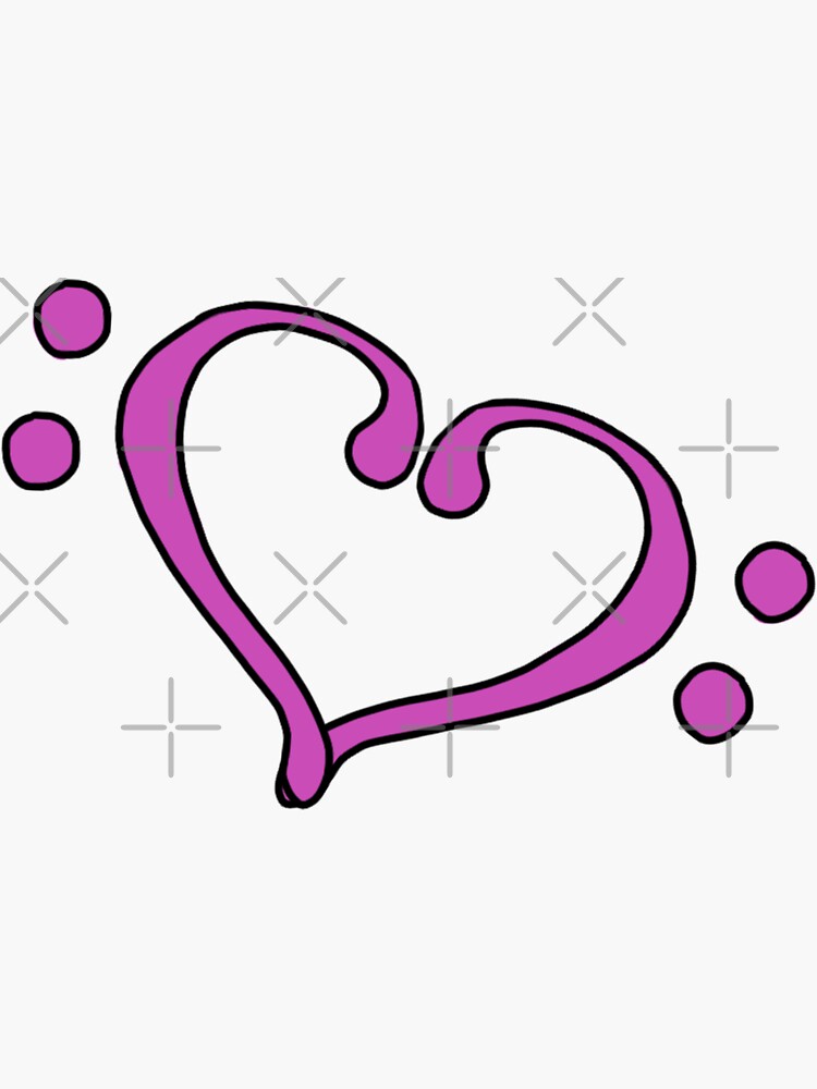 "Pink Bass Clef Heart" Sticker for Sale by bassoongirl123 | Redbubble