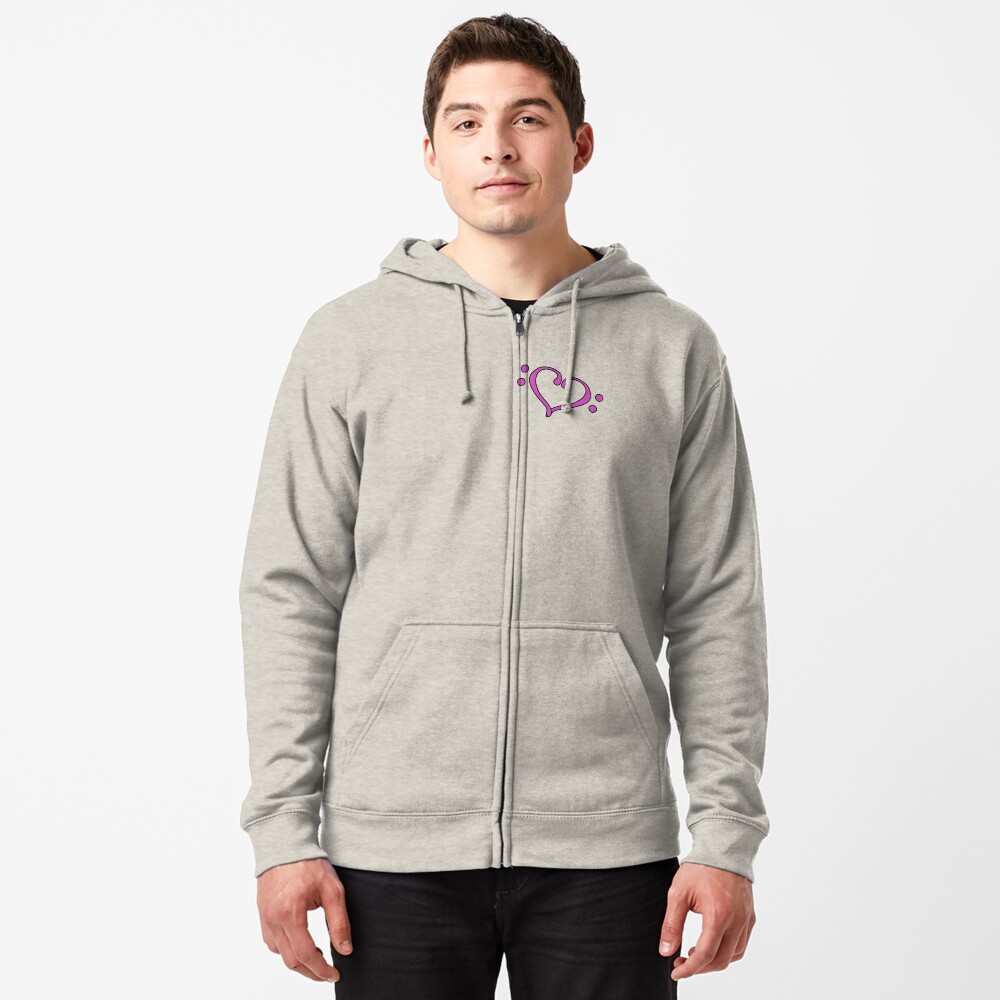 "Pink Bass Clef Heart" Sticker for Sale by bassoongirl123 | Redbubble