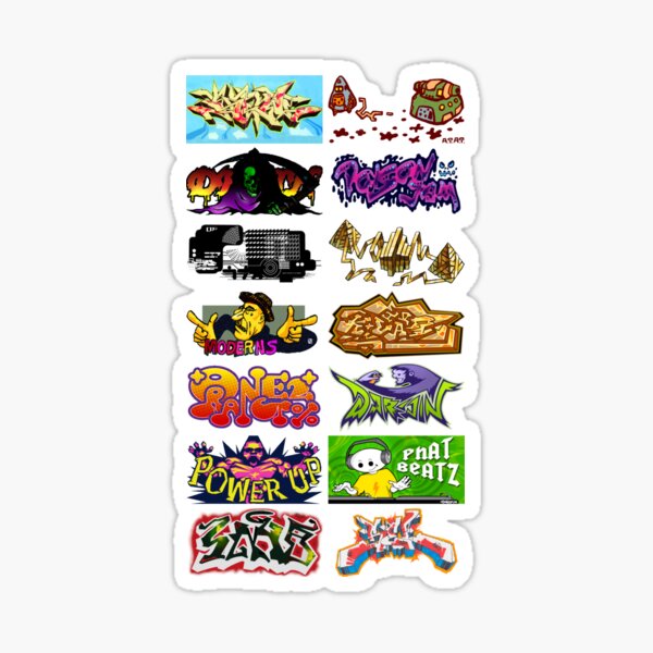 "Jet Set Radio Future Graffiti" Sticker for Sale by stickel | Redbubble