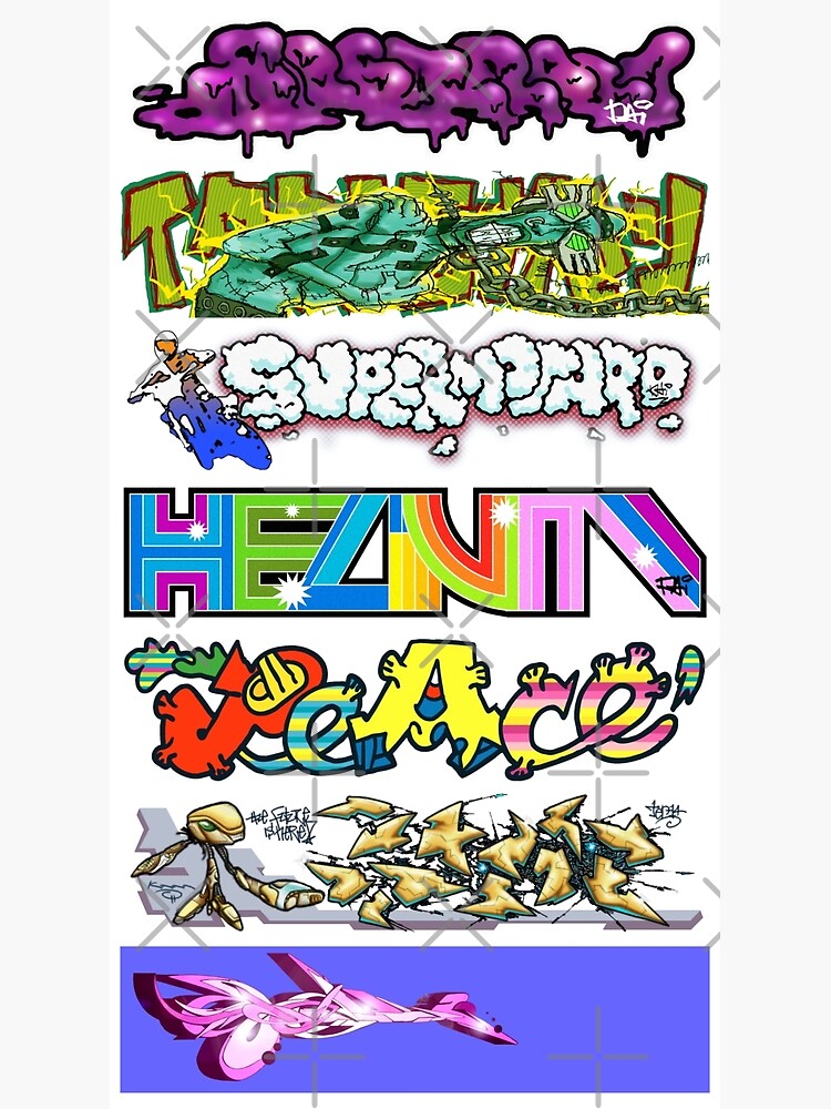 "Jet Set Radio Future Graffiti" Poster by stickel | Redbubble