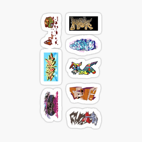 "Jet Set Radio Future Graffiti Sticker Sheet #4 (8 Large High Quality ...