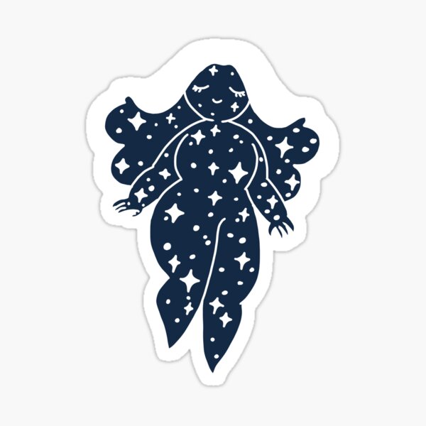 "Star Girl" Sticker for Sale by DarkReborn3 | Redbubble