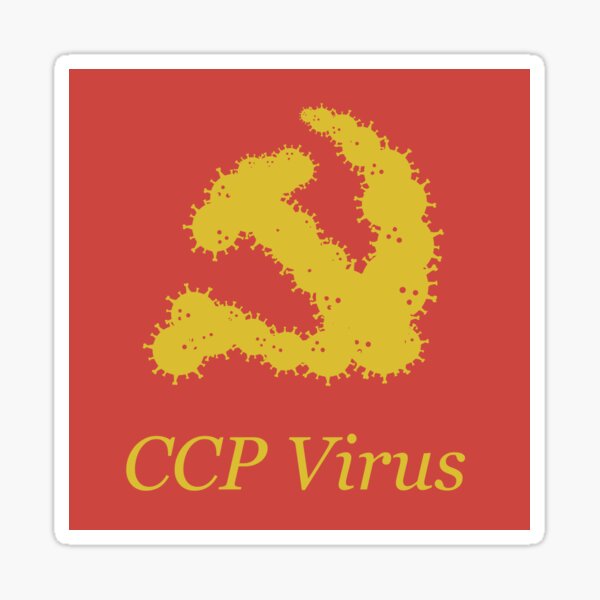 Ccp Virus Stickers | Redbubble