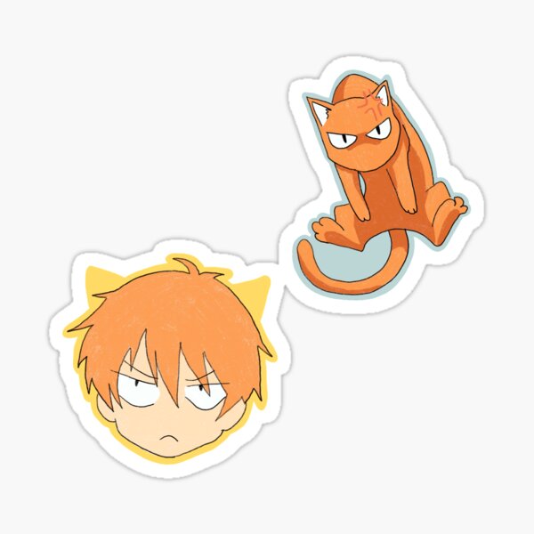 "Fruits Basket Kyo " Sticker for Sale by bumblebeesart | Redbubble