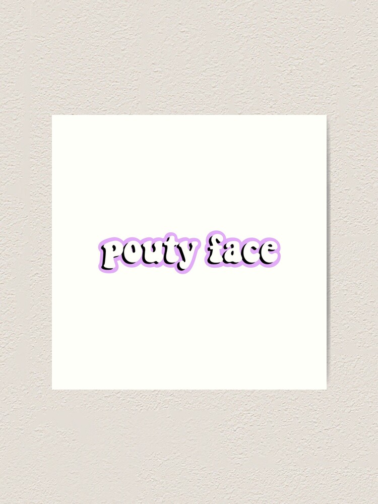 "Addison Rae Pouty Face" Art Print by averychase | Redbubble