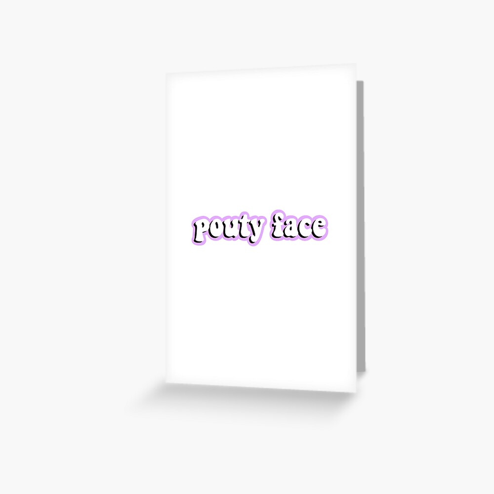 "Addison Rae Pouty Face" Greeting Card for Sale by averychase | Redbubble