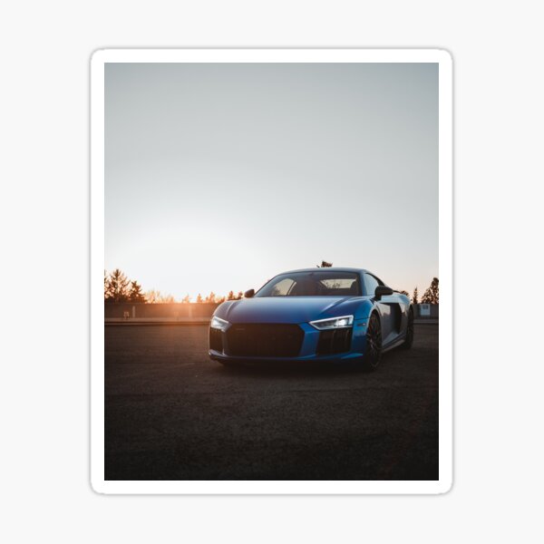 "Audi R8 " Sticker by MustangMitchell | Redbubble