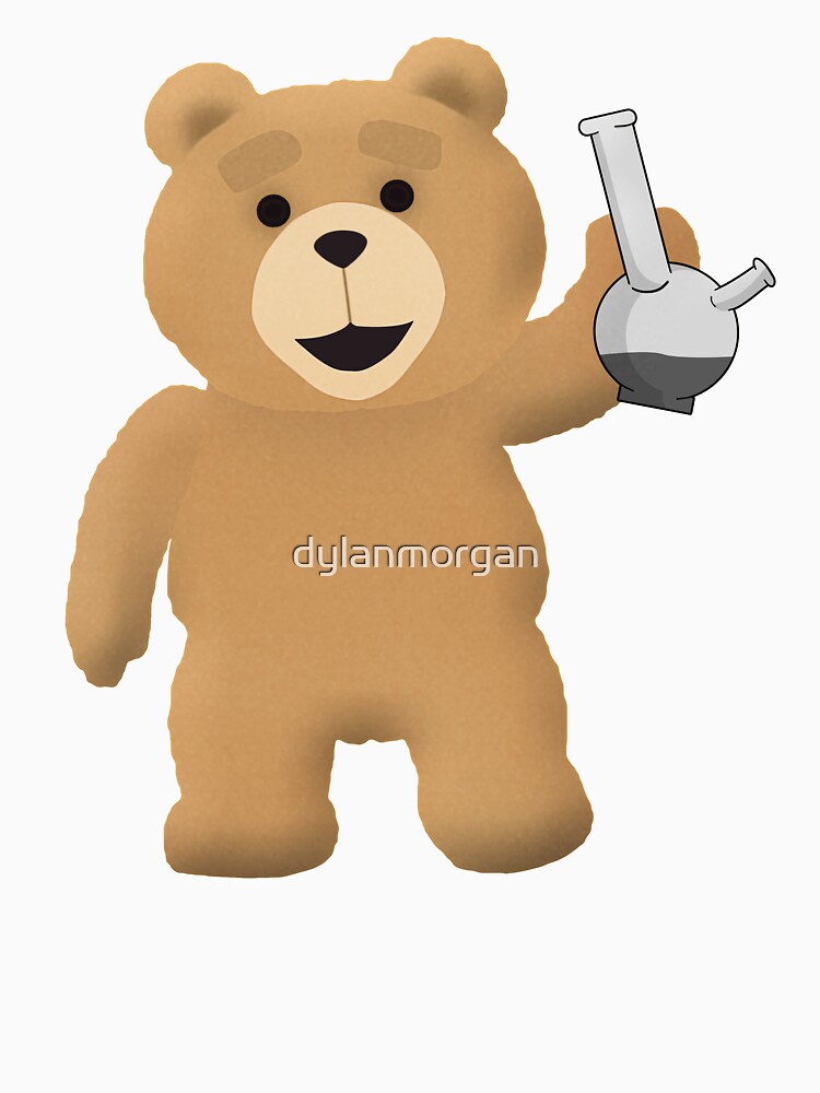 "Ted with bong" T-shirt for Sale by dylanmorgan | Redbubble | ted t ...