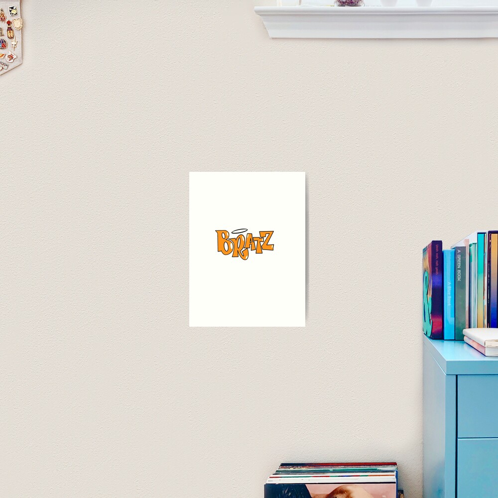 "ORANGE BRATZ LOGO " Art Print for Sale by Kaiaf11tz | Redbubble