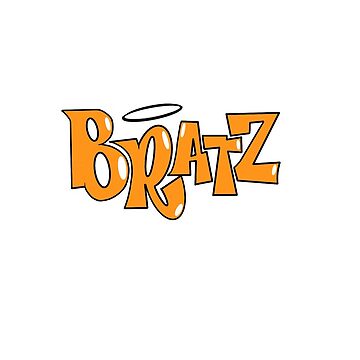 "ORANGE BRATZ LOGO " Sticker for Sale by Kaiaf11tz | Redbubble