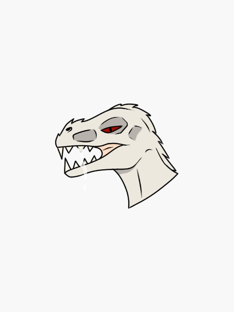 "Indominus-rex Sticker" Sticker for Sale by not-really-cool | Redbubble