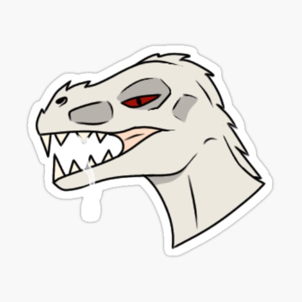 "Indominus-rex Sticker" Sticker for Sale by not-really-cool | Redbubble