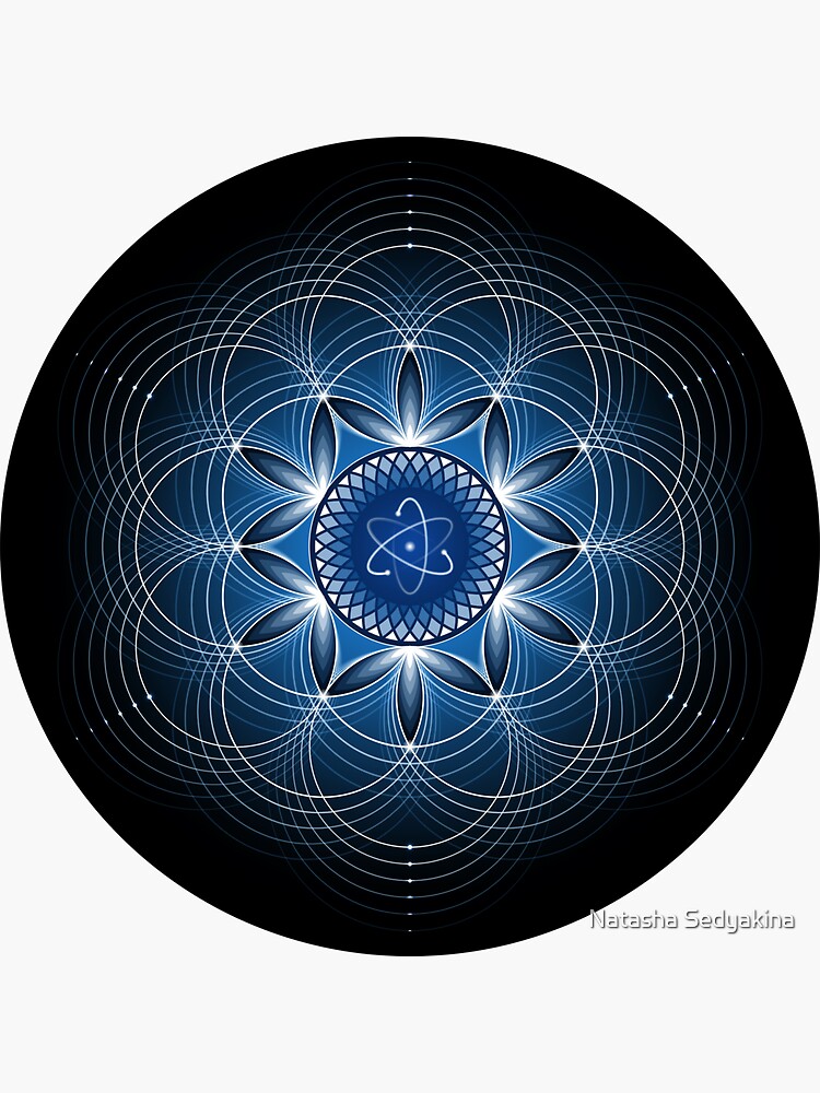 "Metaphysics | Sacred geometry" Sticker for Sale by natasedyakina ...