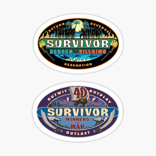 "survivor seasons 20 & 40" Sticker by niixk | Redbubble