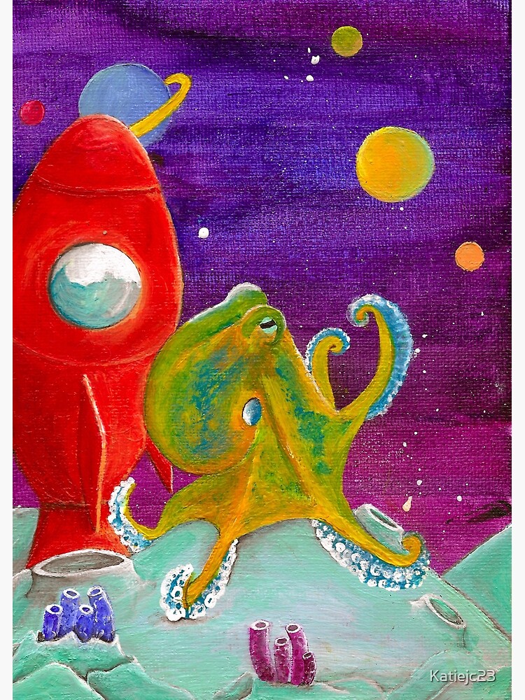 "Space Octopus" Art Print for Sale by Katiejc23 | Redbubble