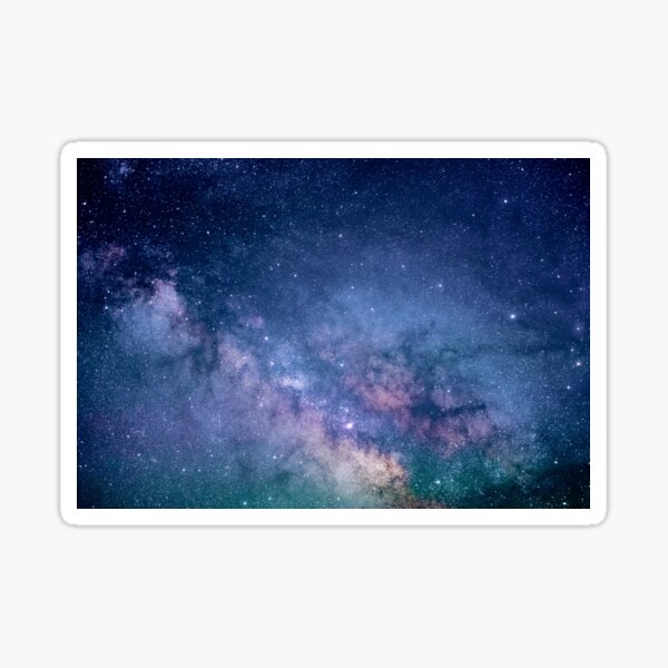 "Galaxy Night Sky Photograph" Sticker for Sale by Papaink | Redbubble