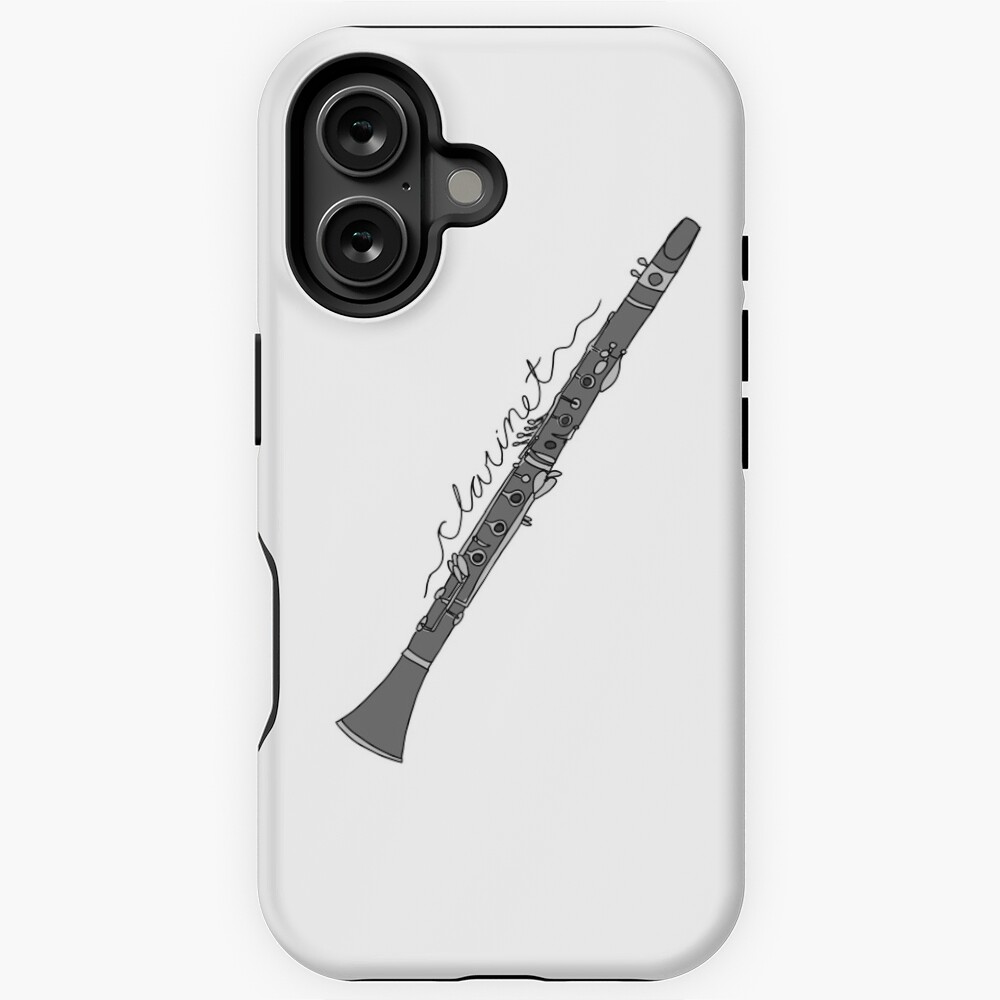 "Clarinet With Cursive Script" Sticker for Sale by bassoongirl123 ...