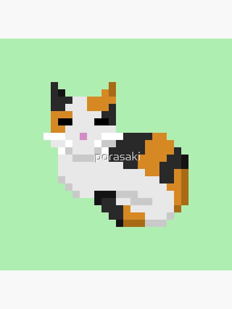 "Pixel Cat Calico" Poster for Sale by porasaki | Redbubble