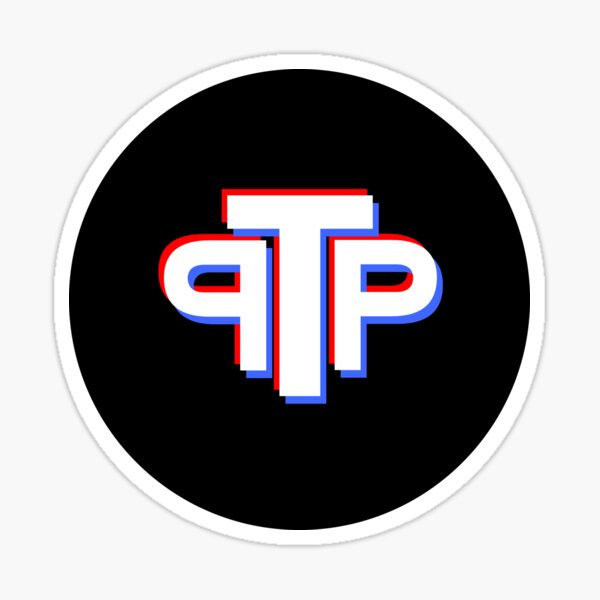 "PTP Trippy Logo" Sticker by tehp | Redbubble