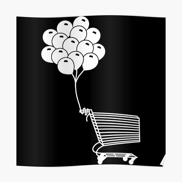 "NF Balloon" Poster for Sale by RensDigitalArt | Redbubble