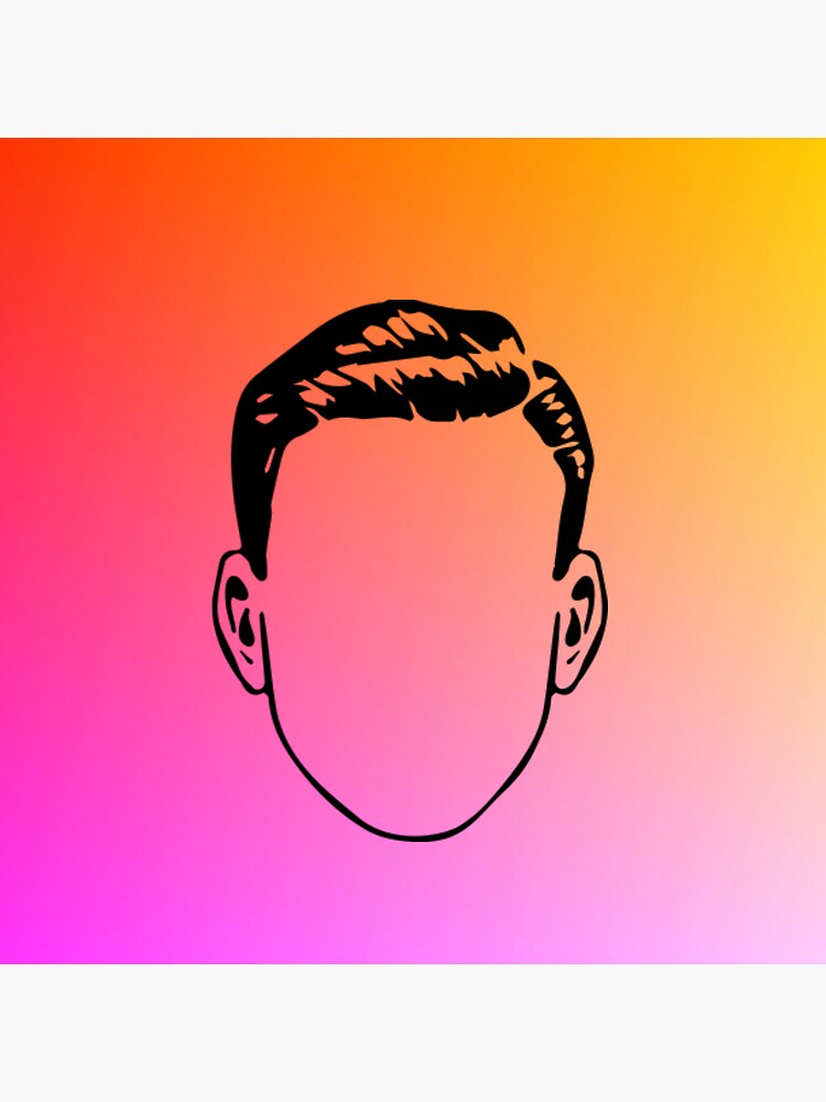 "Man face" Sticker by Raju2018 | Redbubble